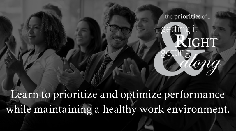 Getting it Right and Getting Along Organizational Development Program